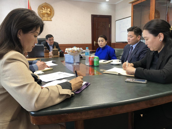 Х Булгантуяа сайд ХХҮЕГ ын удирдлагуудтай уулзлаа